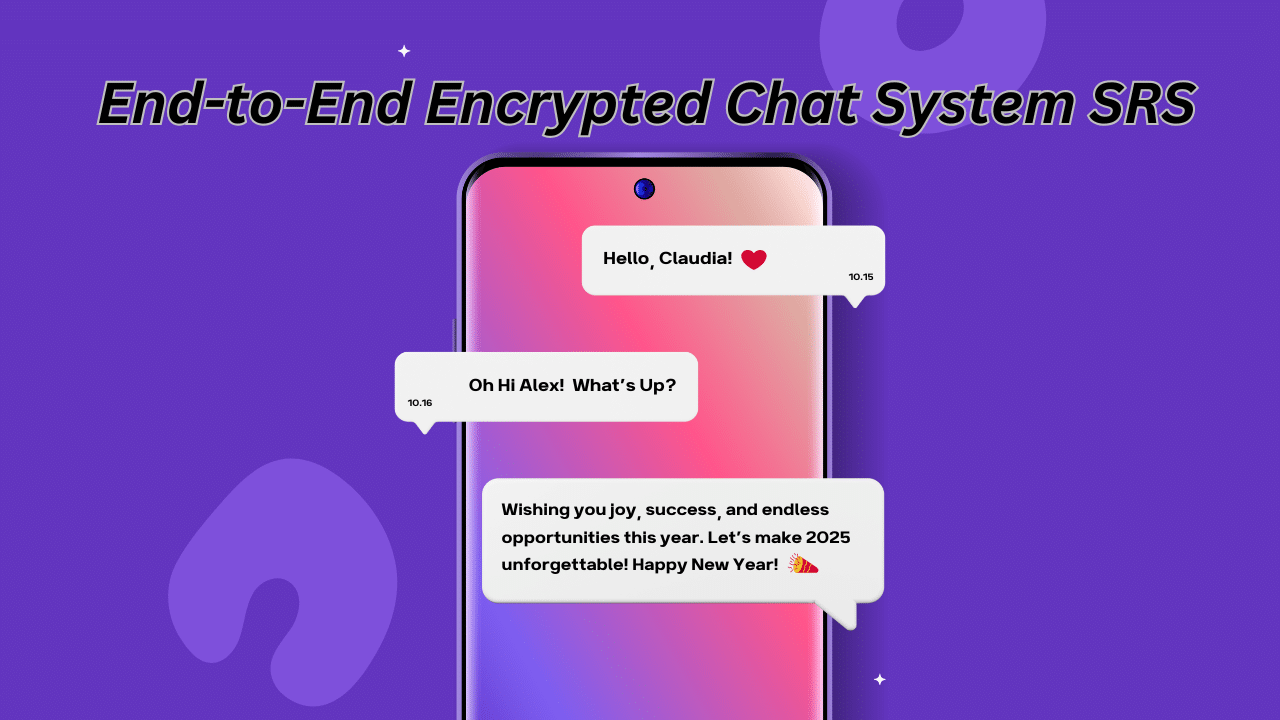 End-to-End Encrypted Chat System SRS - Blog | Qtec Solution Limited
